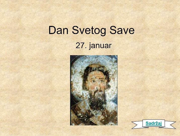 Sveti Sava | Privatni časovi učiteljica Novi Sad